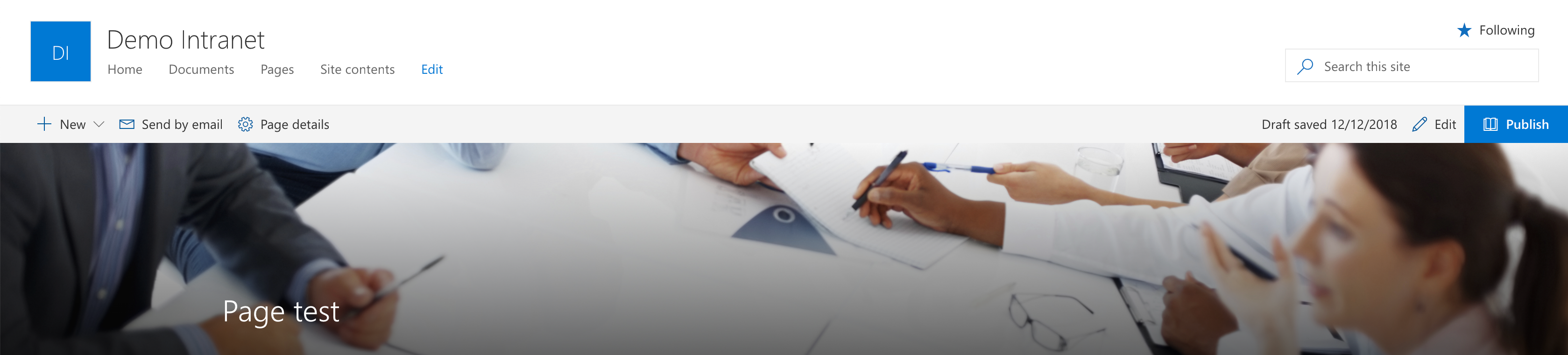 New page header layouts in SharePoint Modern pages – ROBERT SCHOUTEN