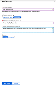 User_impersonation scope issue when working with SharePoint Framework ...