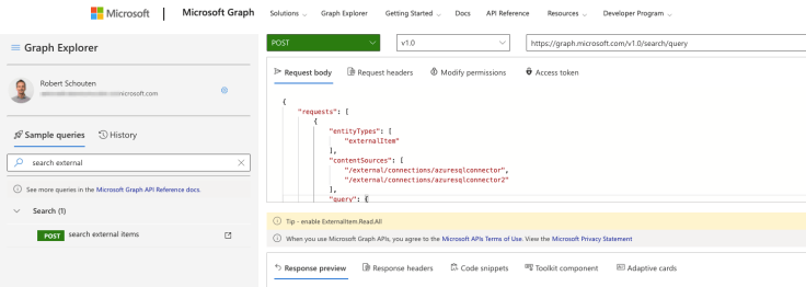 Microsoft Graph Connectors – my findings – ROBERT SCHOUTEN